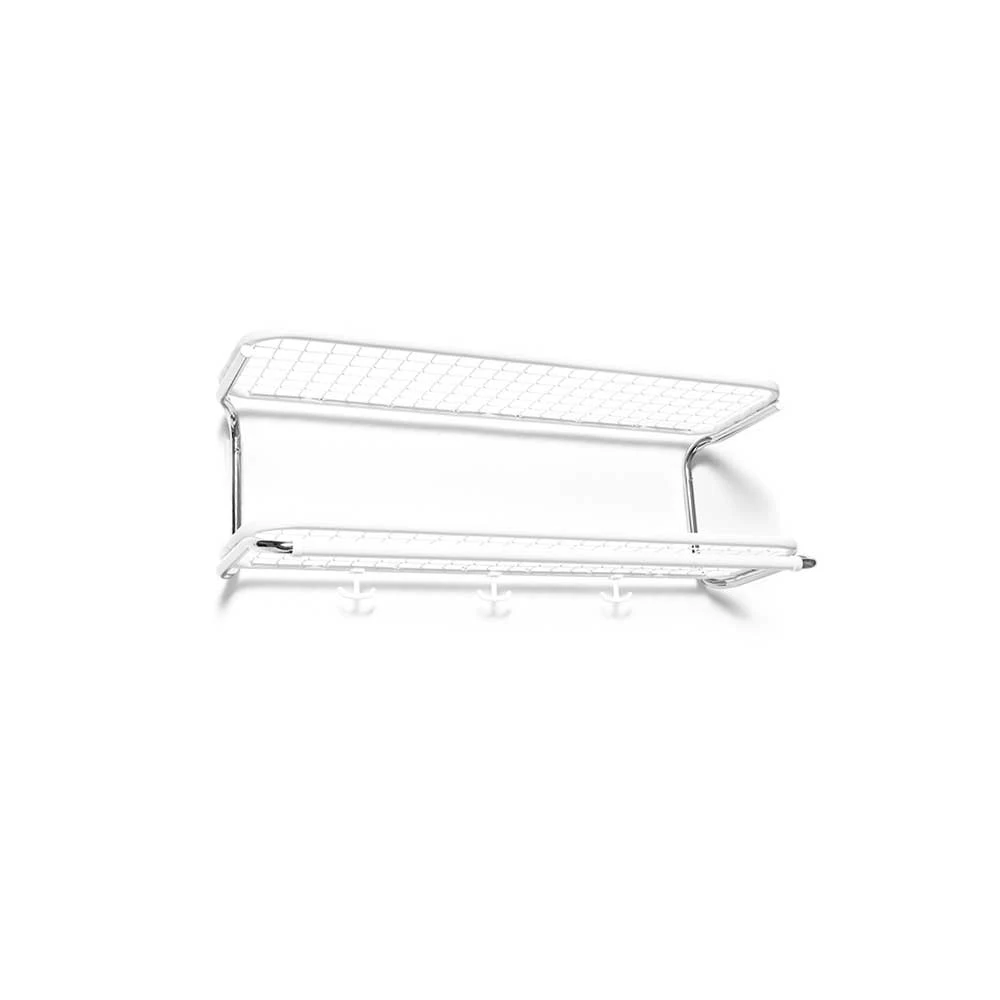 Classic 650 Hattehylle 80 cm, Hvit/Krom fra Essem Design | Rum21.no