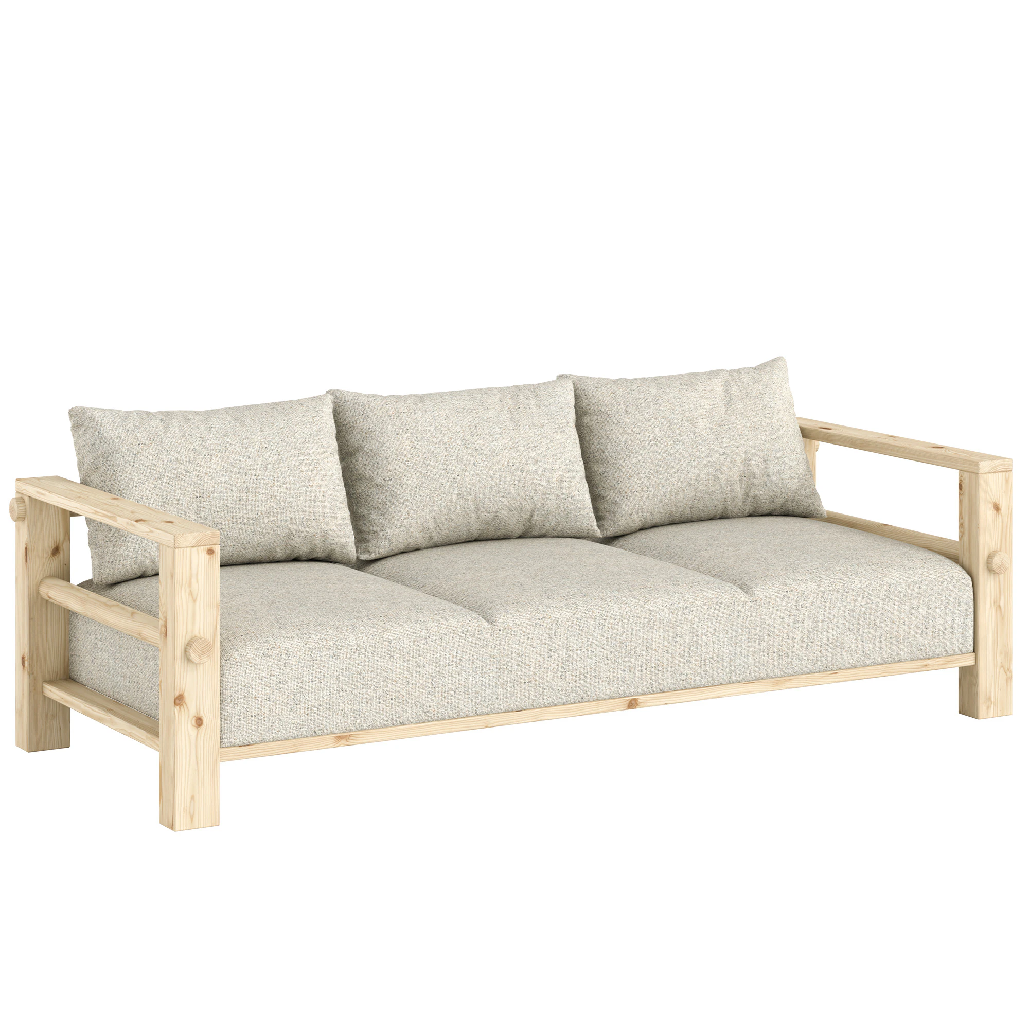 Bare Sofa Bed, Raw / Soft Chalk fra Karup | Rum21.no