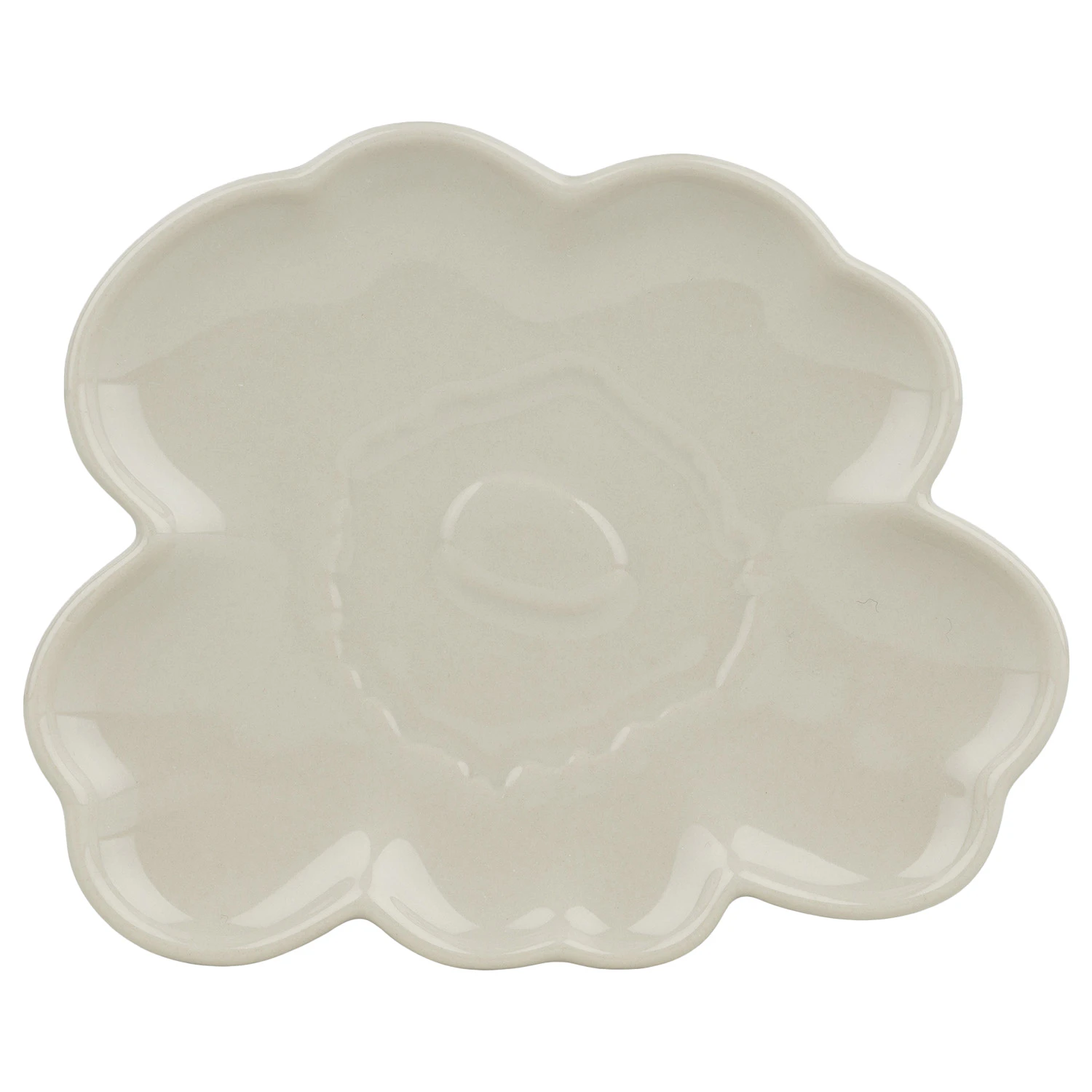 Unikko Shape Tallerken 19 cm, Stoneware fra Marimekko | Rum21.no